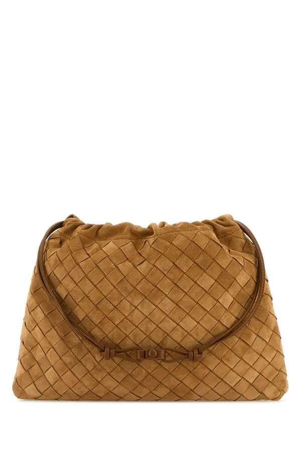 Bottega Veneta Suede Medium Clutch