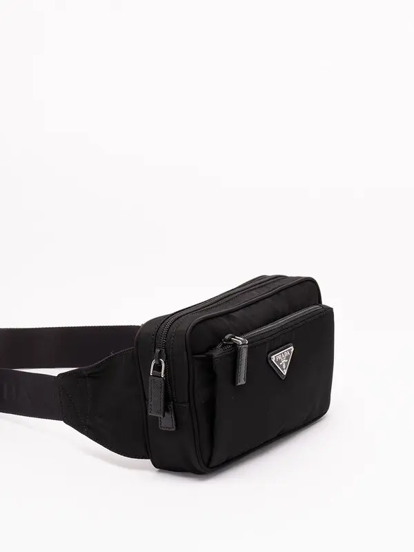 Prada Re-nylon And Saffiano Leather Belt Bag