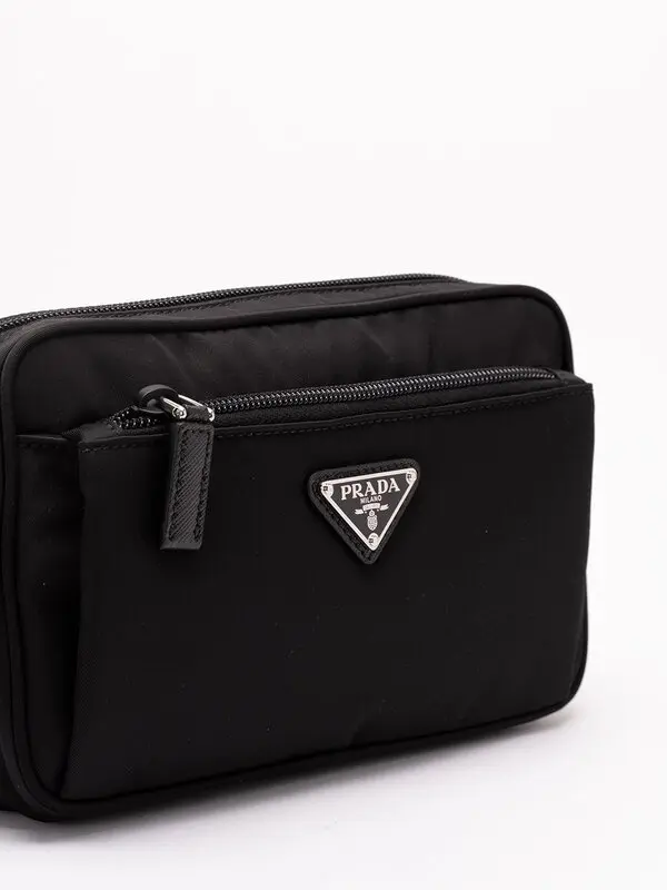 Prada Re-nylon And Saffiano Leather Belt Bag
