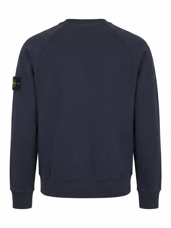 Stone Island Organic Cotton Fleece Sweatshirt
