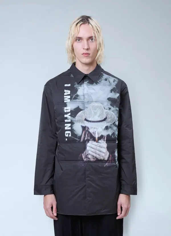 Yohji Yamamoto Printed Padded Shirt