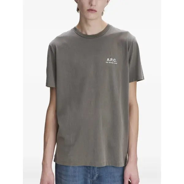 A.p.c. Grey T-shirts & Vests T-shirts