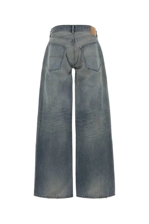 Balenciaga Denim Wide-leg Jeans