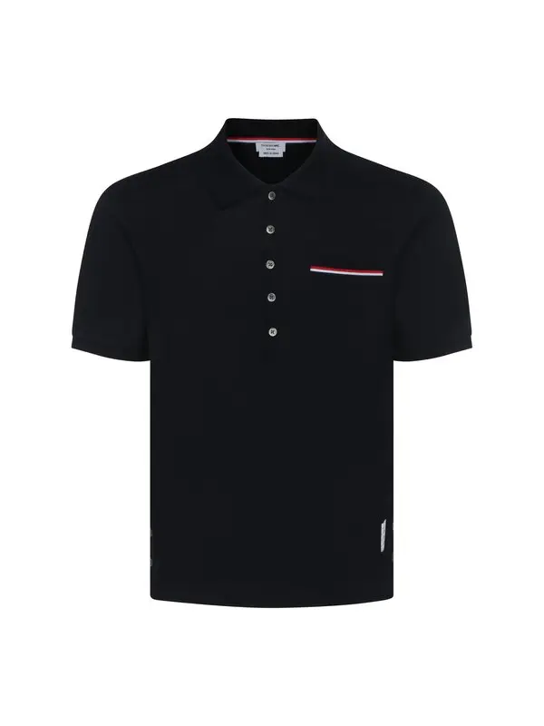 Thom Browne Short Sleeves Polo