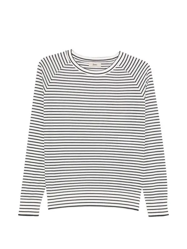 Herno Cotton Blend Striped Pullover