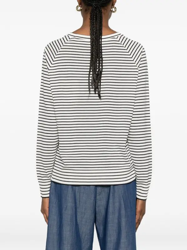 Herno Cotton Blend Striped Pullover