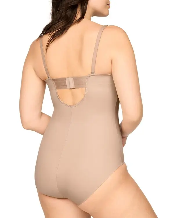 Spanx Suit Your Fancy Strapless Brief Bodysuit - Chai