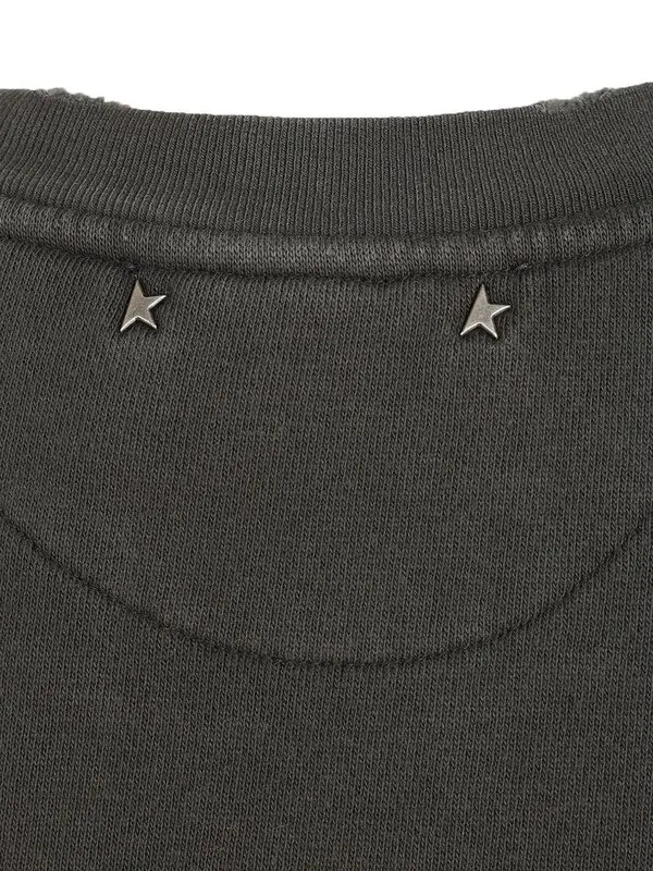 GOLDEN GOOSE Star Print Cotton Sweatshirt