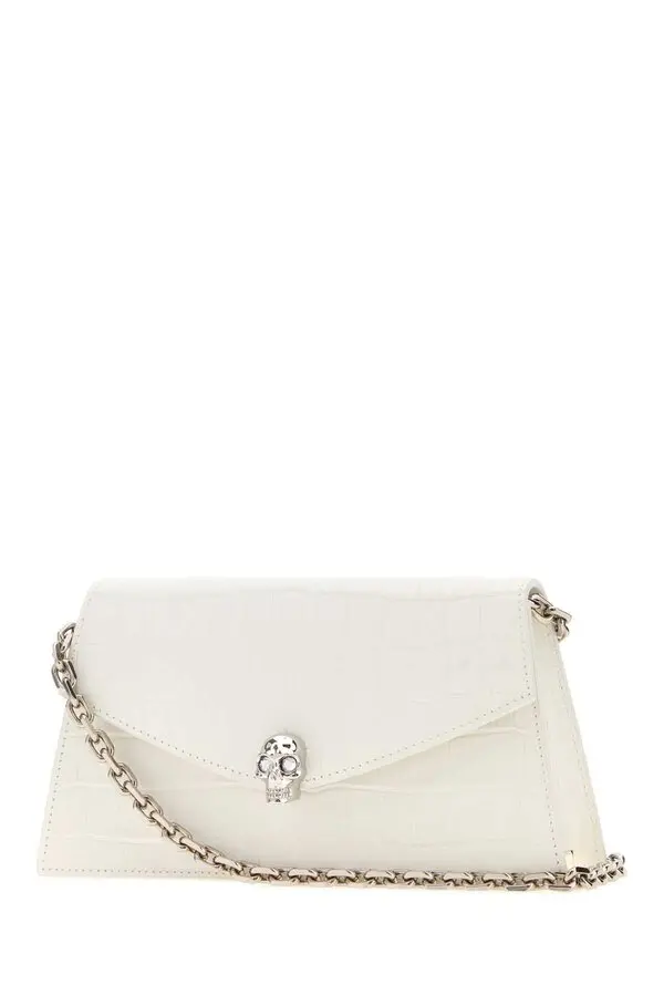 Alexander McQueen Leather Mini Skull Crossbody Bag