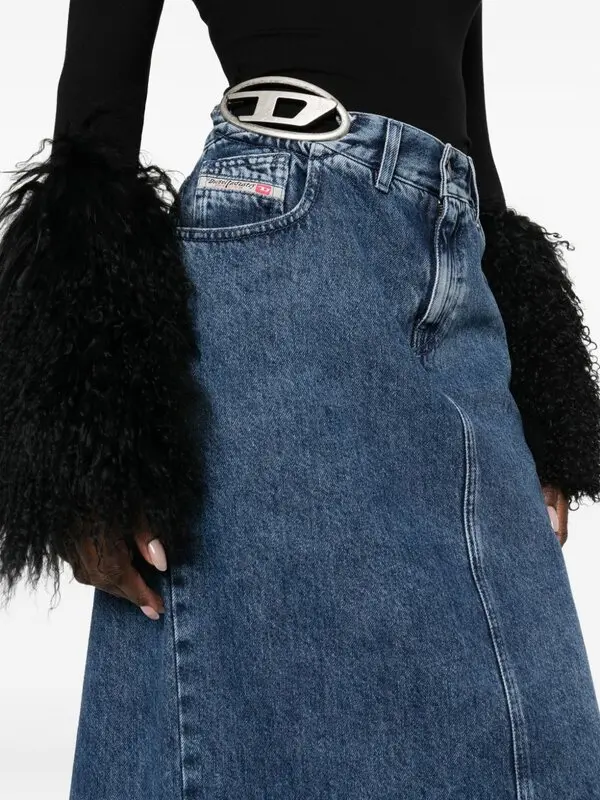 DIESEL® Denim Midi Skirt