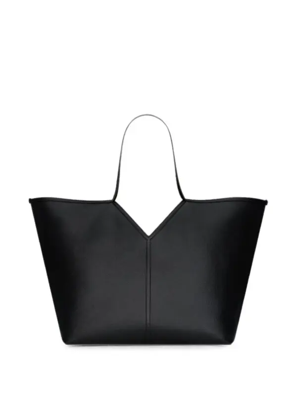 Saint Laurent Grained Leather Tote Bag