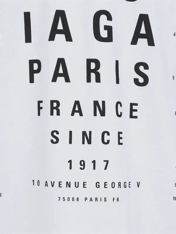 Balenciaga Optical Cotton T-shirt