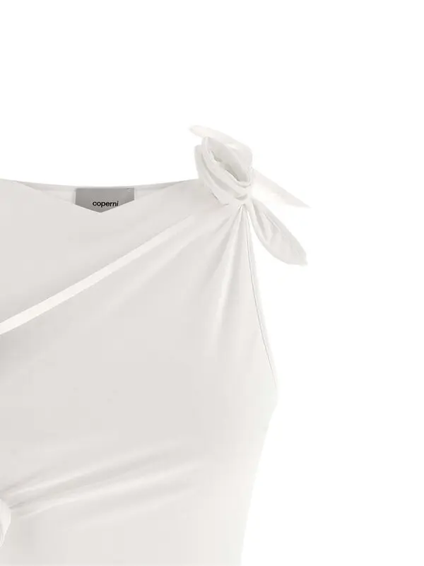 Coperni Asymmetric Flower' Dress