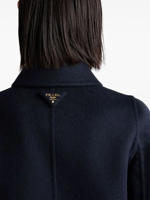 Prada Cashgora Double-breasted Jacket