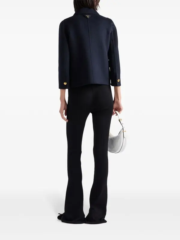 Prada Cashgora Double-breasted Jacket