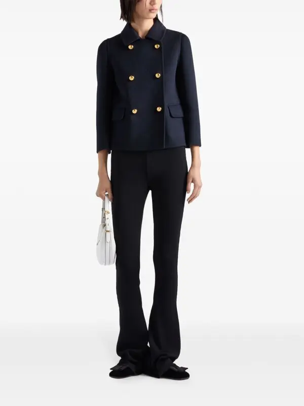 Prada Cashgora Double-breasted Jacket