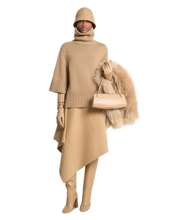 Michael Kors Cashmere Funnel Neck Top
