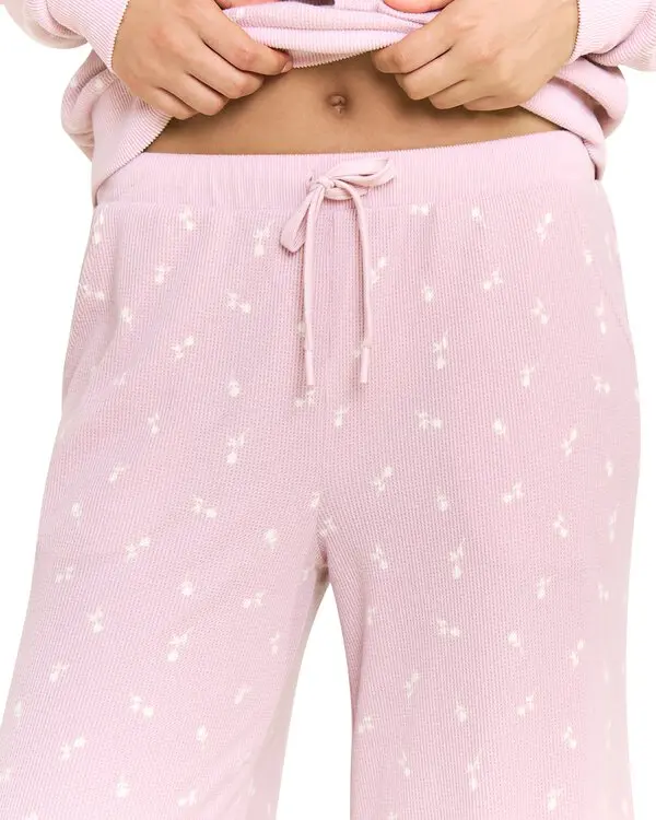 Honeydew Intimates Kickback Long Sleeve Top & Wide Leg Pants Pajama Set