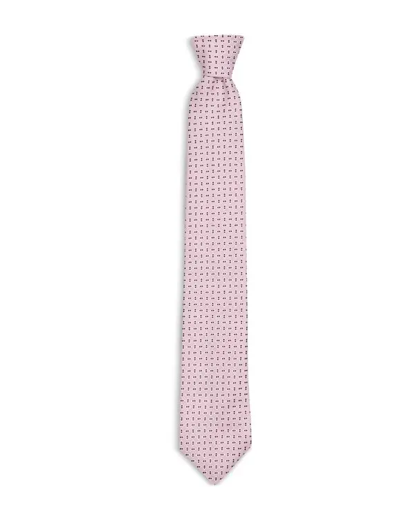BOSS Classic Dot Tie - Medium Pink