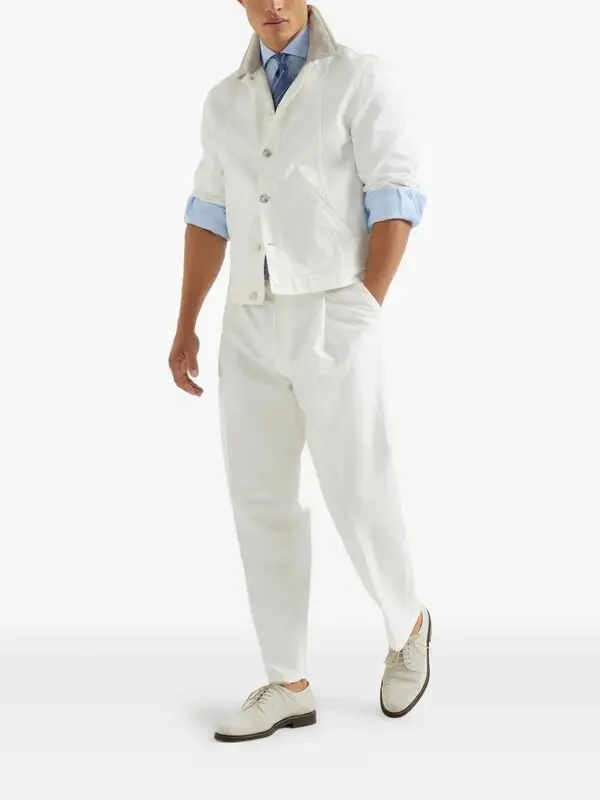 Brunello Cucinelli Linen Easy Fit Shirt