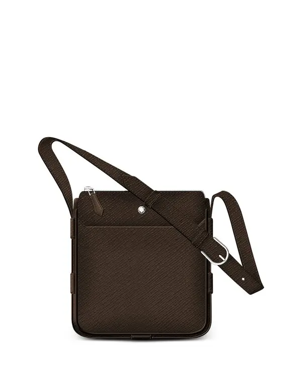 Montblanc Sartorial Leather Vertical Belt Messenger Bag