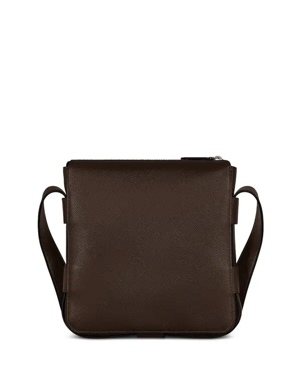 Montblanc Sartorial Leather Vertical Belt Messenger Bag