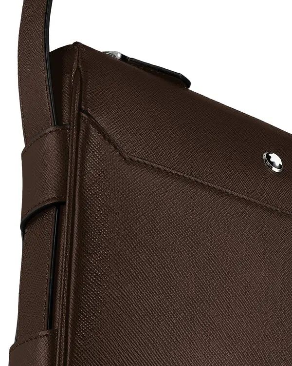Montblanc Sartorial Leather Vertical Belt Messenger Bag