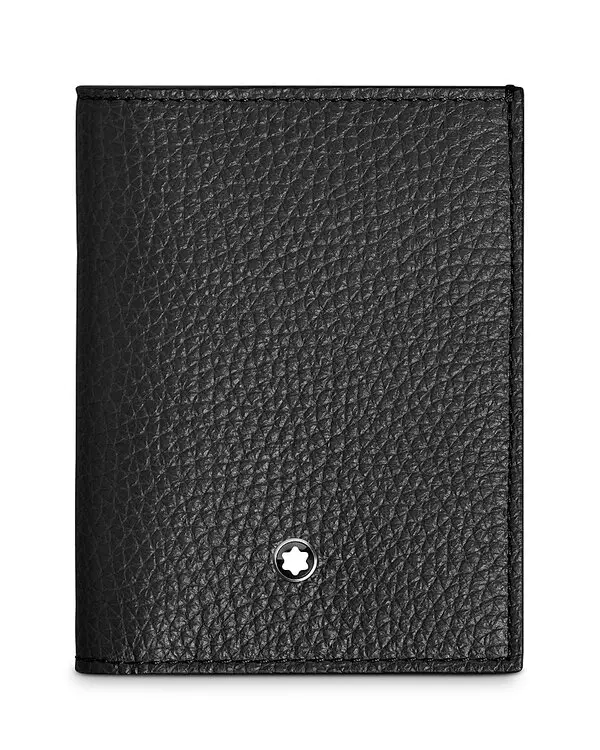 Montblanc Grain Leather Mini Wallet - Black