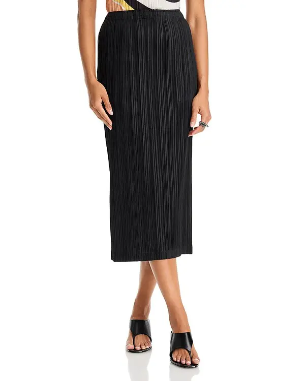Issey Miyake Pleated Midi Skirt