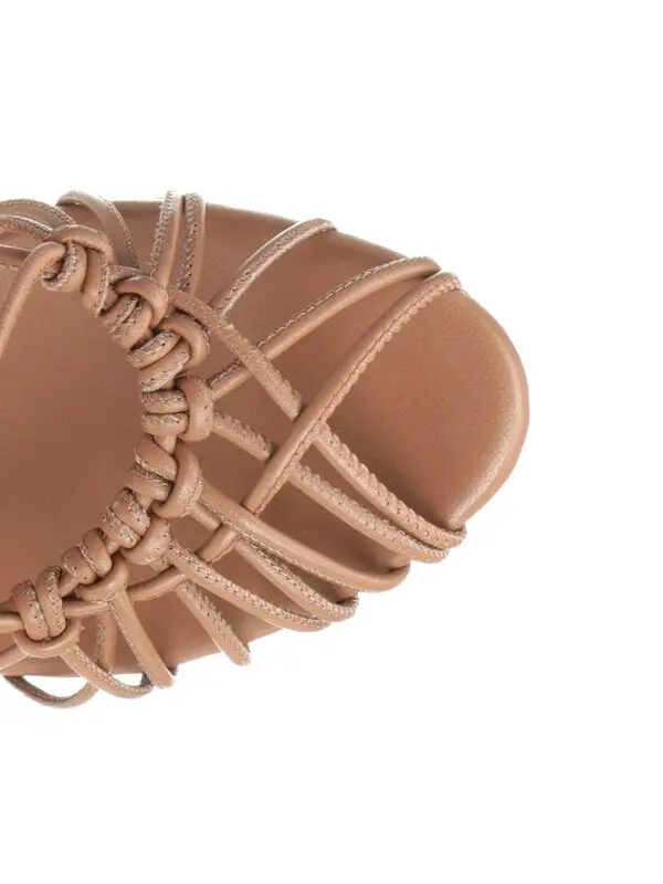 FORTE_FORTE Leather Heel Sandals