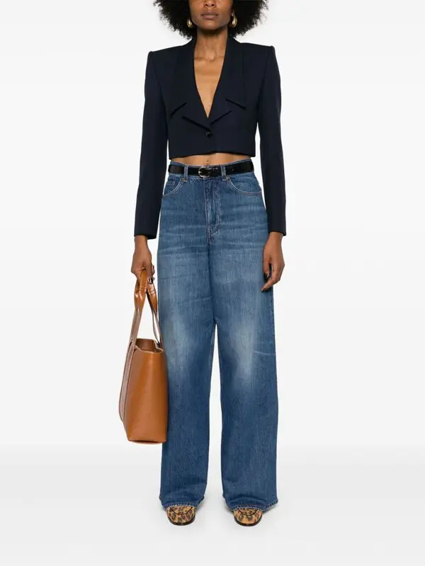 Chloé Cotton Wide-leg Denim Jeans