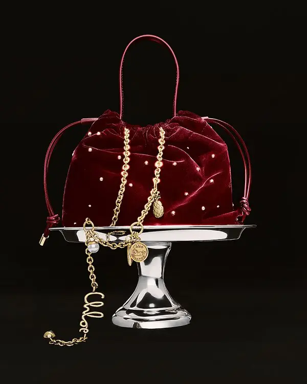 Chloé Icons Mini Shoulder Bag - Burnt Red