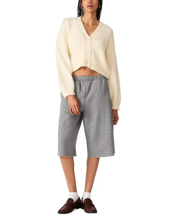 Steve Madden Mica V-neck Button-front Sweater