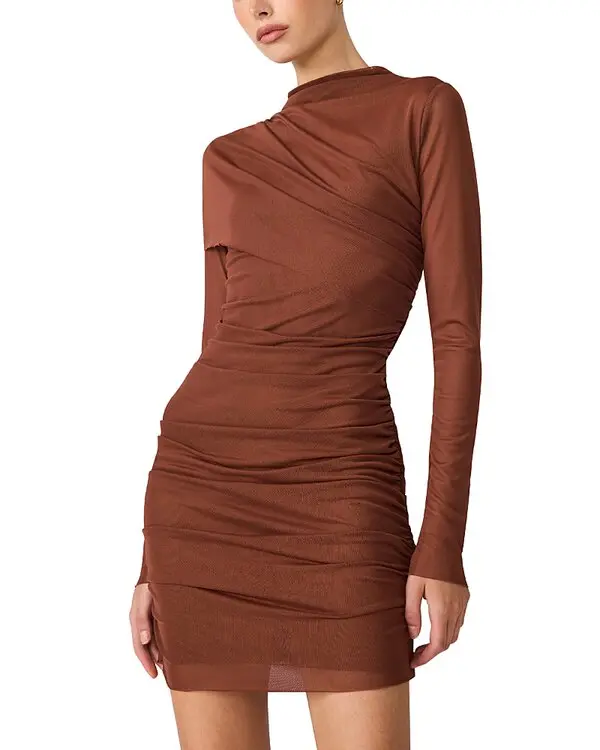 Steve Madden Catrina Draped Bodycon Dress