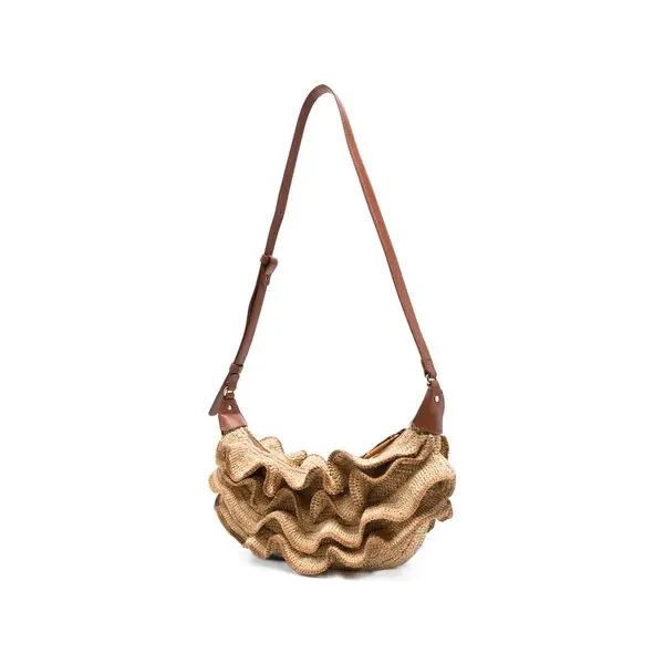 Zimmermann Woven Raffia Shoulder Bag