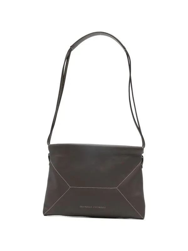 Brunello Cucinelli Leather Shoulder Bag