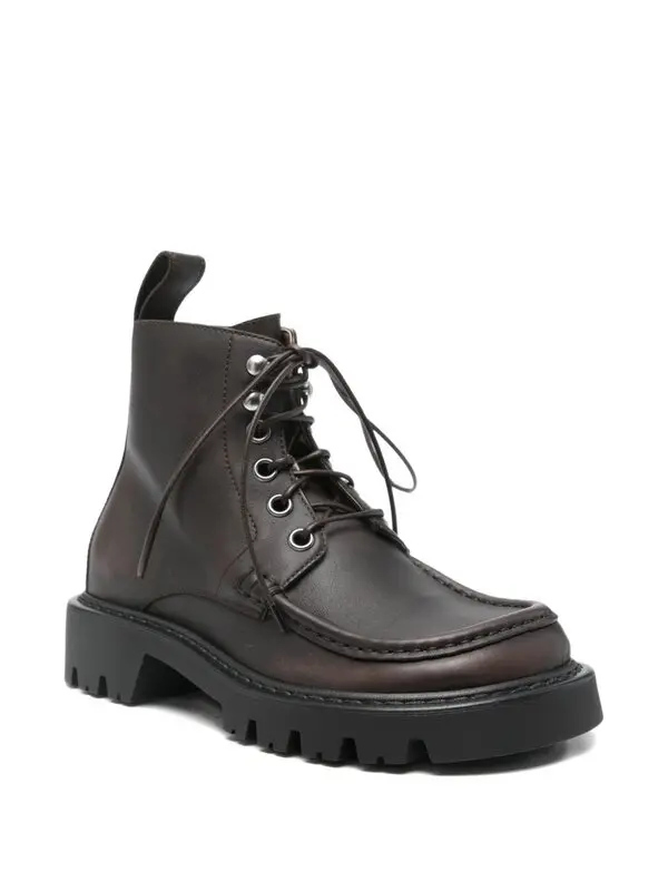 Loewe Sierra Leather Lace-up Boots