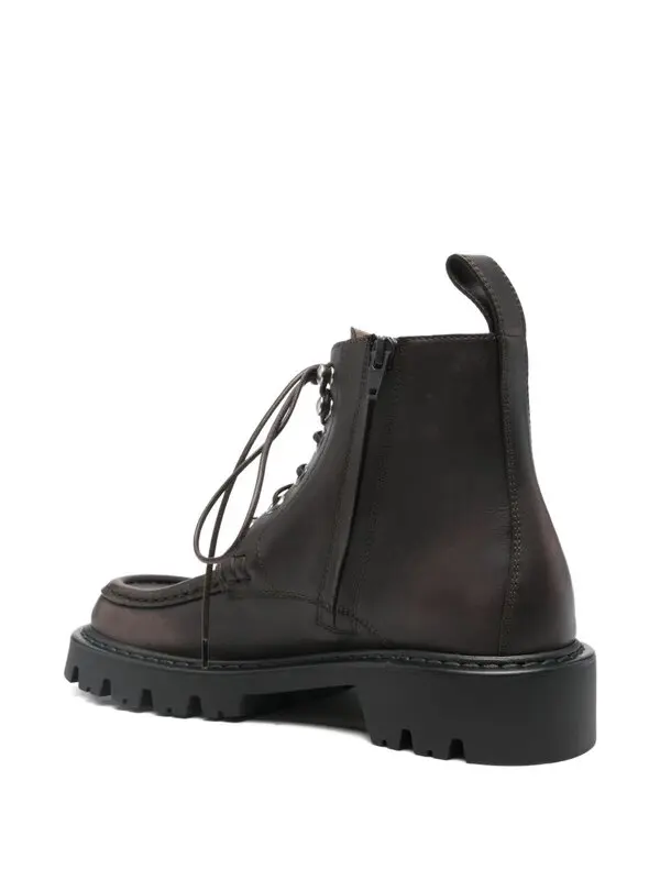 Loewe Sierra Leather Lace-up Boots
