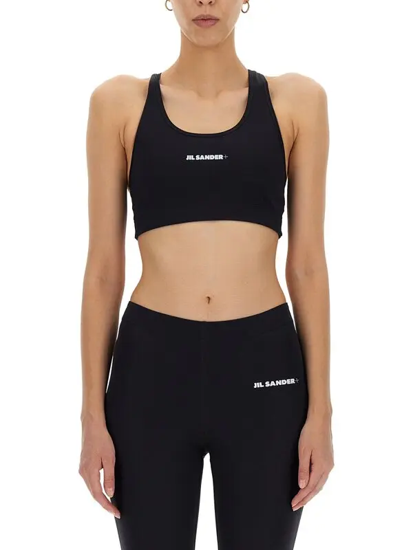 JIL SANDER Crop Top With Logo