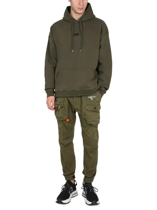 Dsquared2 Hooded Sweatshirt With Mini Logo