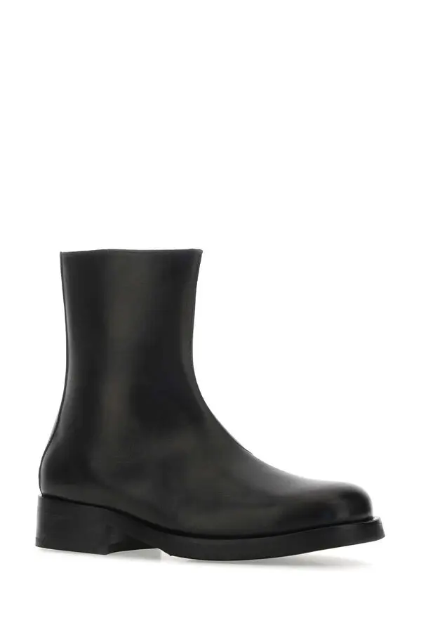 Our Legacy Leather Camion Ankle Boots