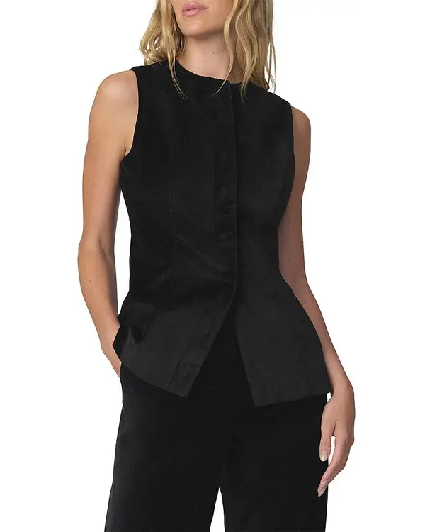 Joe's Jeans The Velveteen Sleeveless Tunic - Black