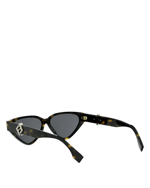 Fendi Ff Diamonds Cat Eye Sunglasses, 57mm