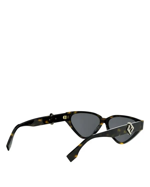 Fendi Ff Diamonds Cat Eye Sunglasses, 57mm