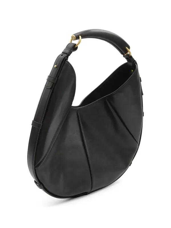 Saint Laurent Mombasa Medium Leather Hobo Bag