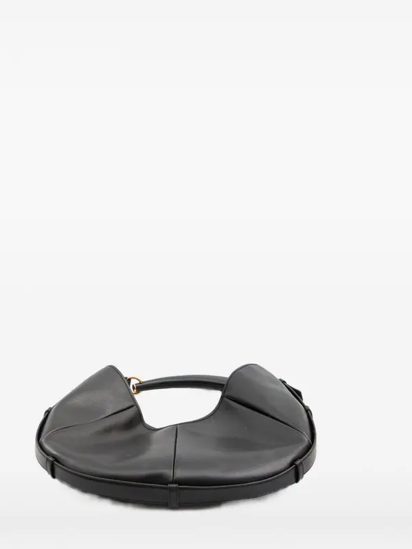 Saint Laurent Mombasa Medium Leather Hobo Bag