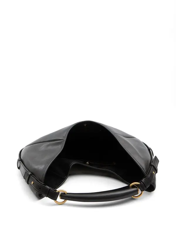 Saint Laurent Mombasa Medium Leather Hobo Bag