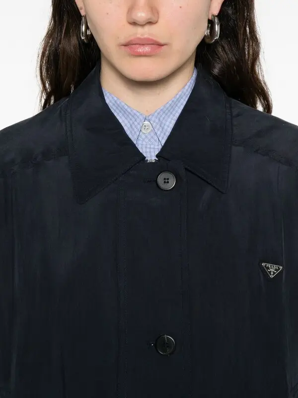 Prada Silk Blouson Jacket