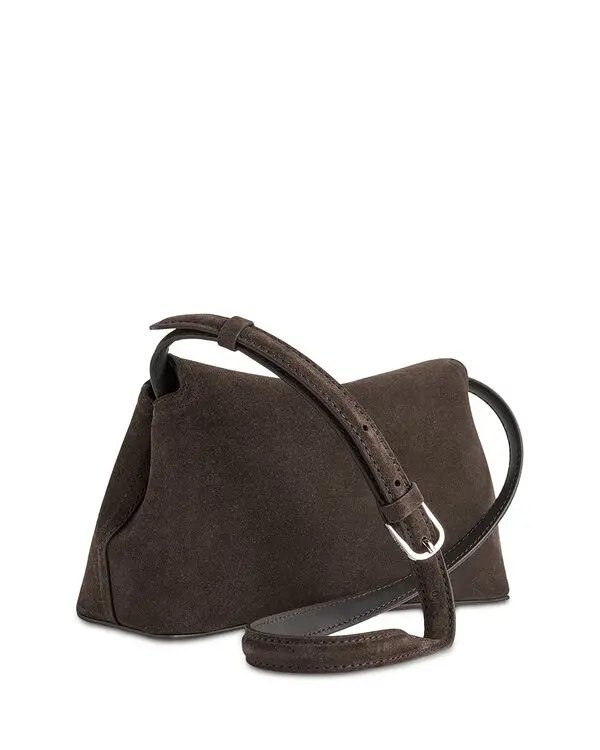 TOTEME T-lock Suede Convertible Clutch