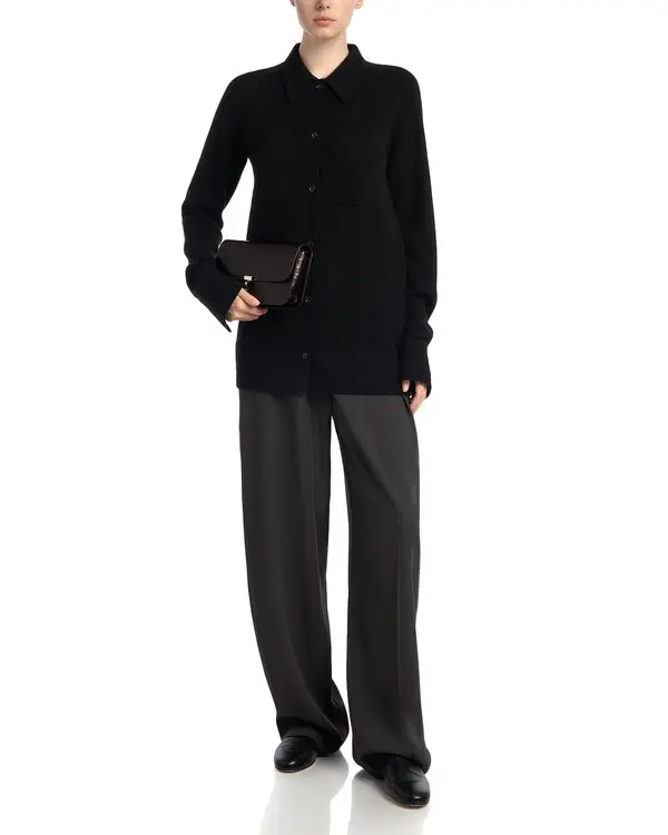 TOTEME Cashmere Button Front Shirt